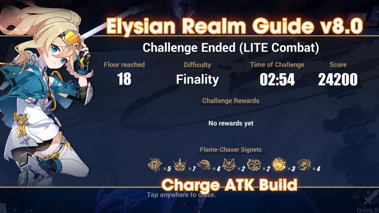 Reign Solaris (Charge ATK) Elysian Realm Full Run [Hi3rd v8.0 Beta ...