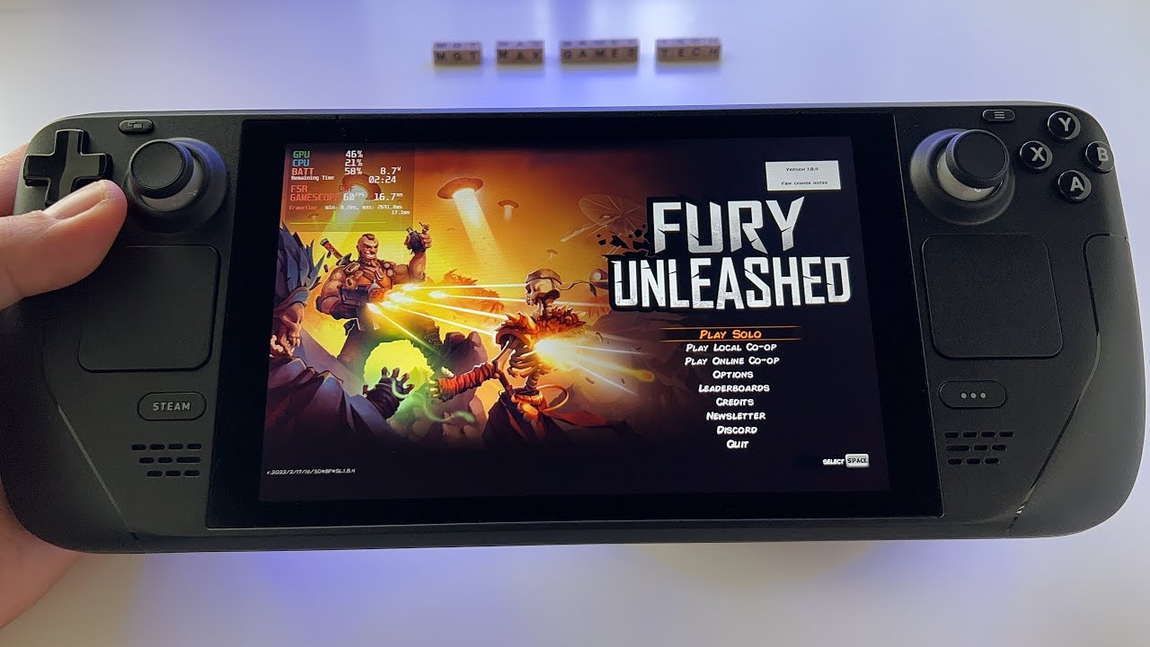 Fury Unleashed - Steam Deck handheld gameplay - YouTube