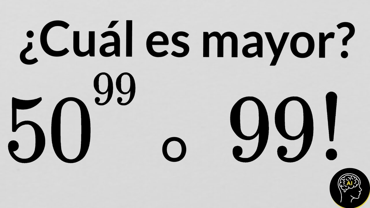 Cual es mayor 50⁹⁹ o 99! | Olimpiadas escolares en Sudáfrica - YouTube