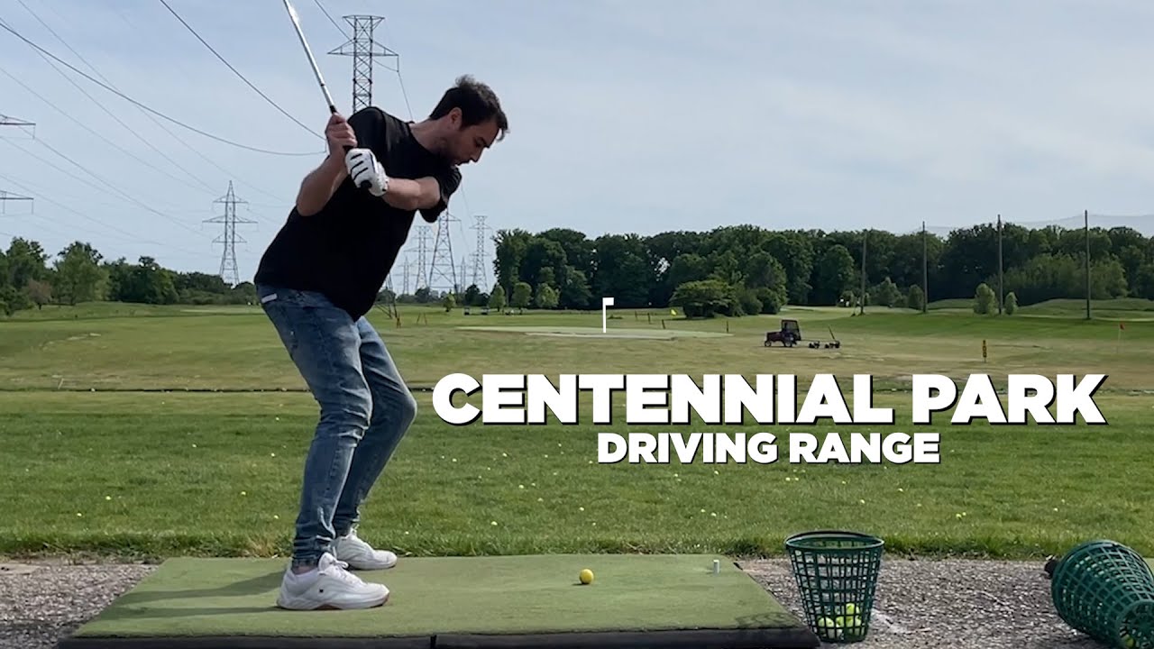 Centennial Park Driving Range with my Dad - YouTube