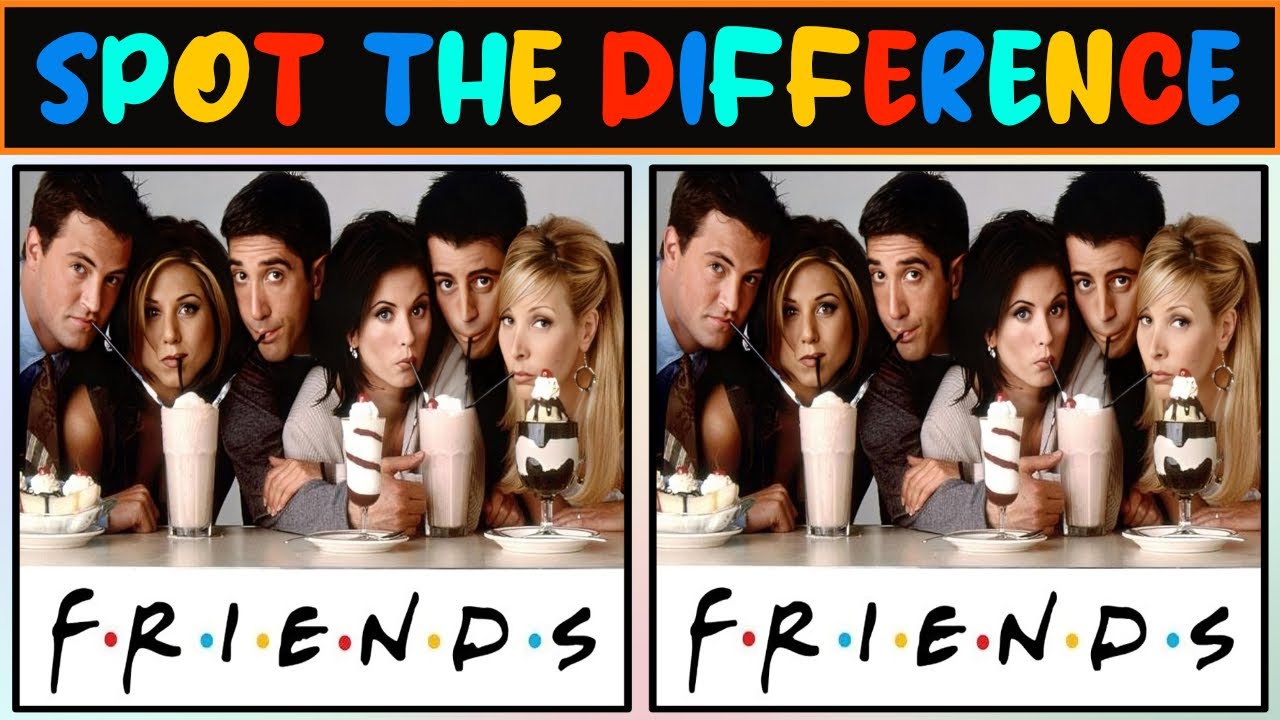 Spot The Difference - Friends Edition - Find 5 Differences with 5 Games ...