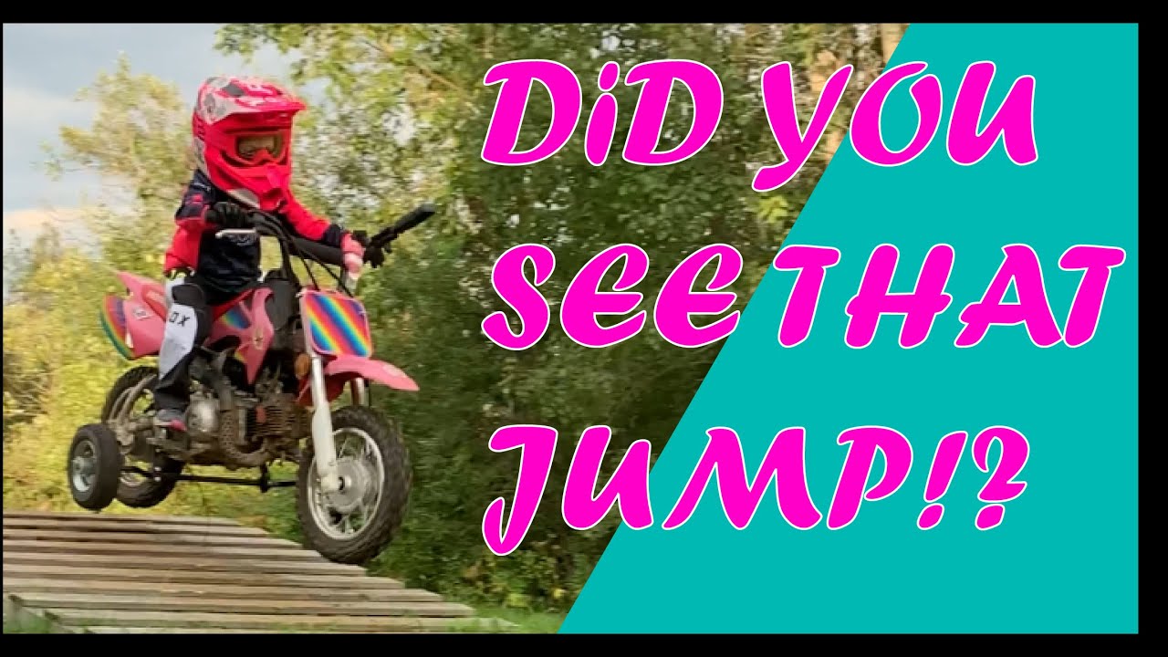 Girl Ripping Her Dirt Bike - 4yr Old Willow Rides Honda CRF50 - YouTube