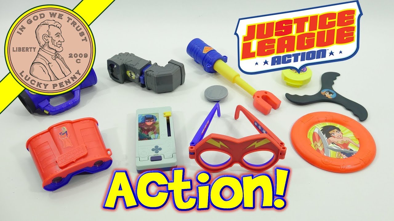 Justice League Action McDonald's 2018 Happy Meal Toys - YouTube