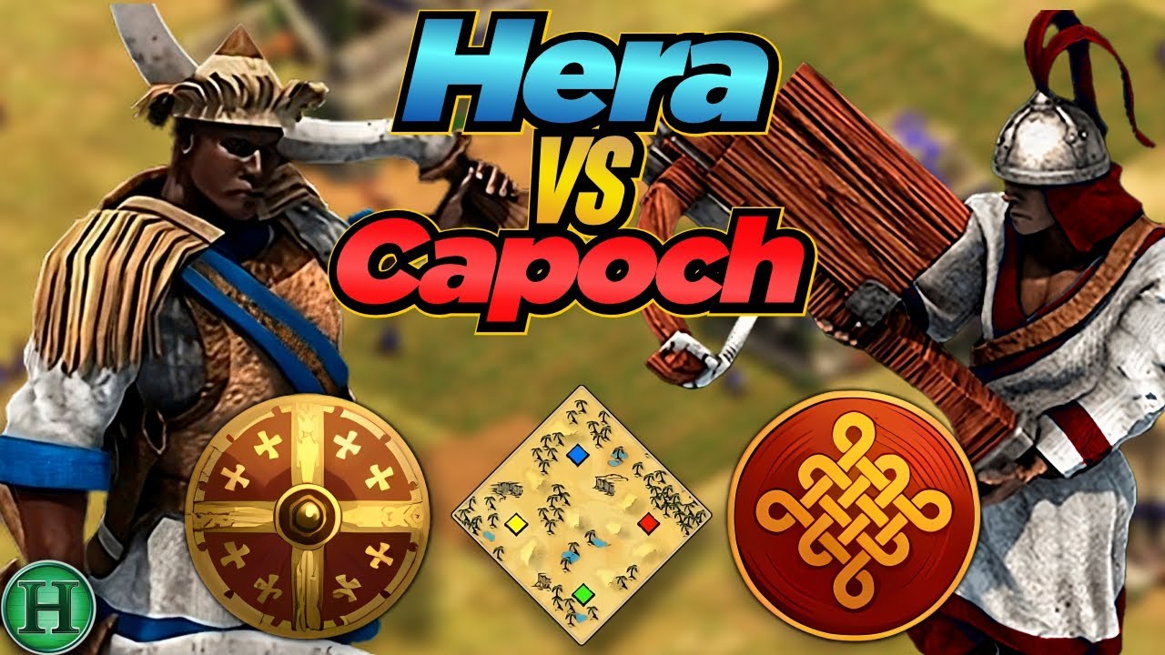 Ethiopians vs Chinese | 1v1 Arabia | vs Capoch | AoE2 - YouTube