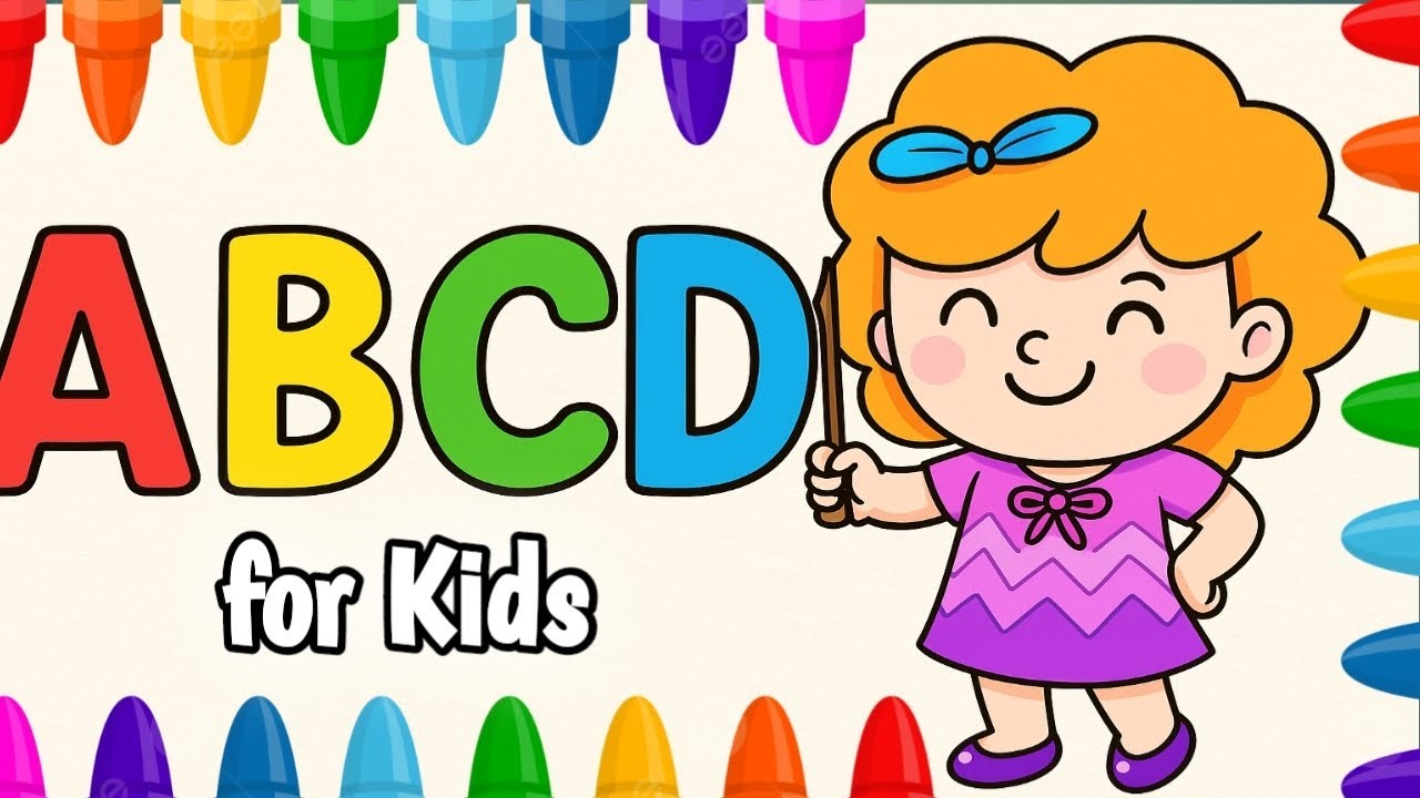 ABCD for Kids | Learn Alphabet A to Z with Fun Colors & Animation 🎨🅰️ ...