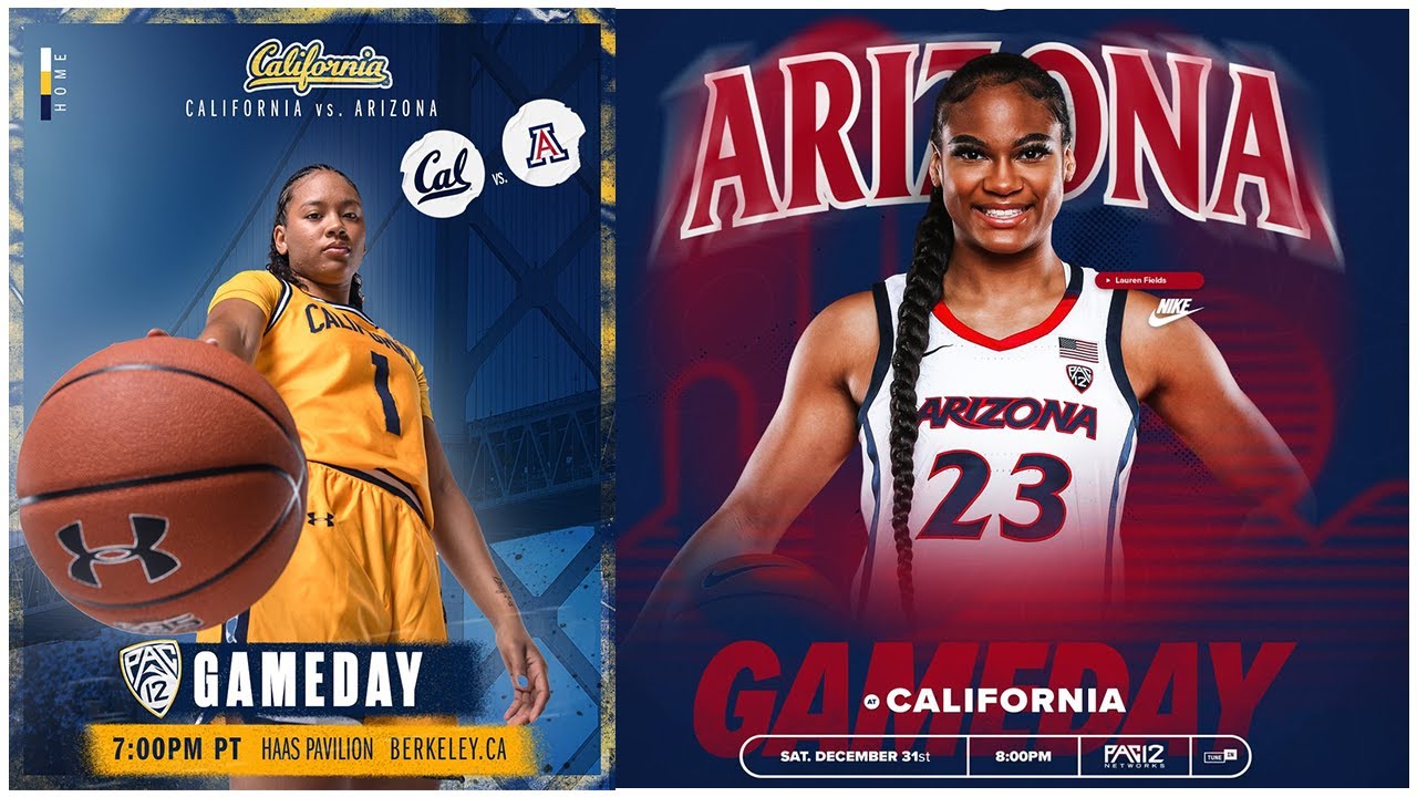 California vs No. 18 Arizona | Pac-12 | 12.31.22 - YouTube