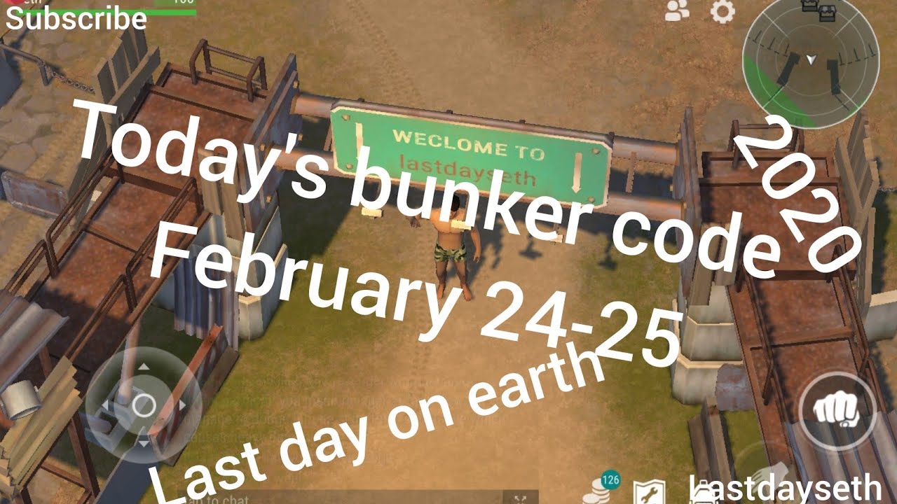 Today's bunker code Feb 24-25 LDOE - YouTube