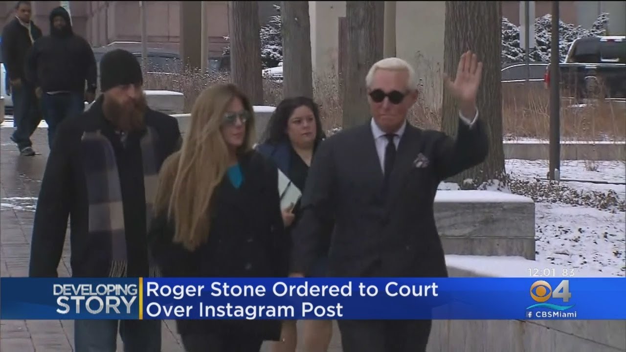 Roger Stone Ordered Back In Court - YouTube