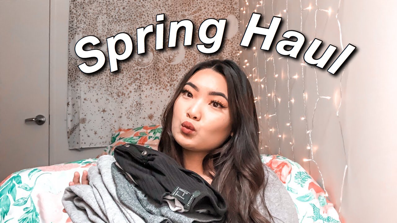 SPRING TRY ON CLOTHING HAUL 2020| URBAN OUTFITTERS, FOREVER 21, PACSUN ...