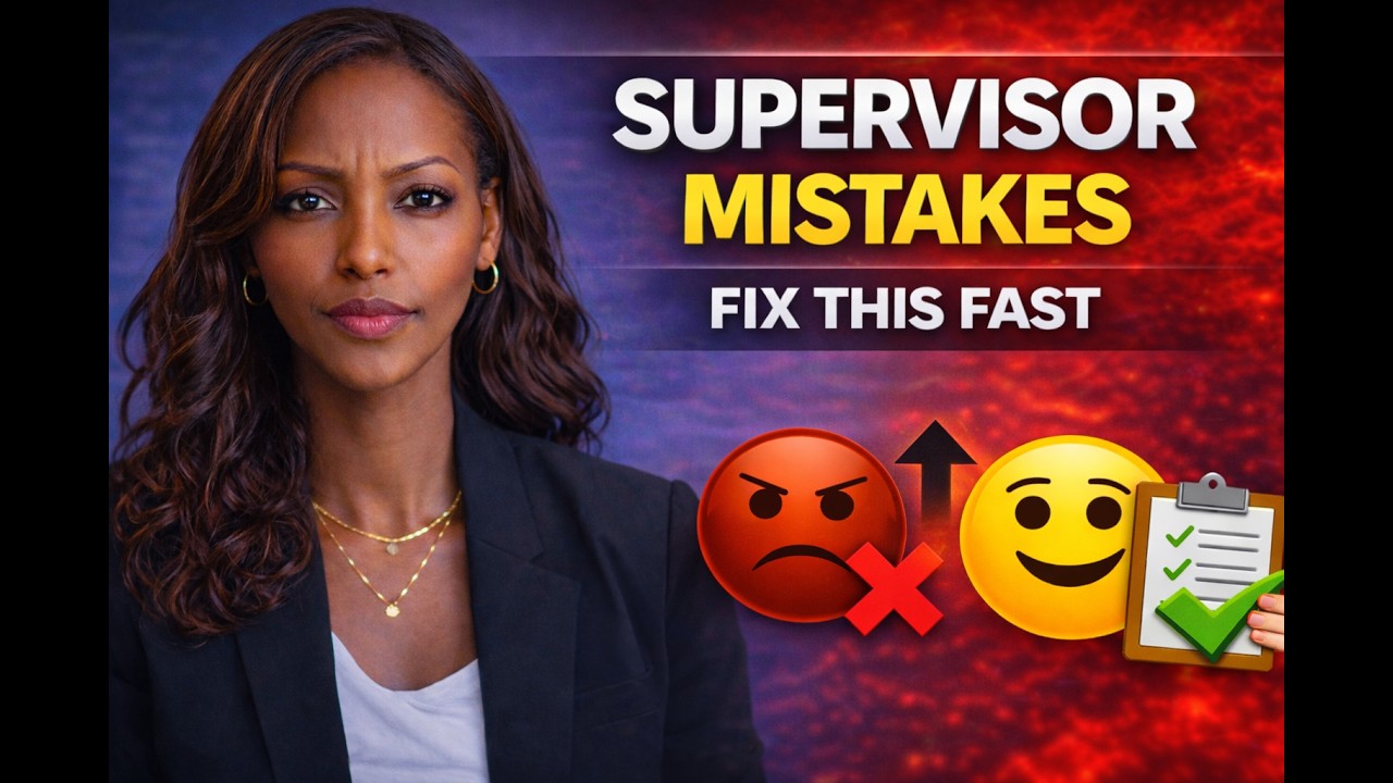 Supervisor Mistakes to Avoid - YouTube