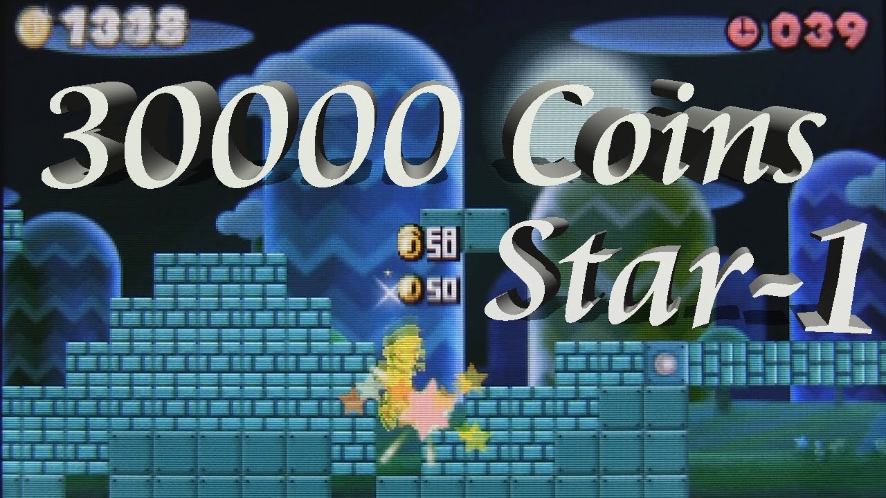 Coin Rush 30000 Star-1 New Super Mario Bros. 2 コインラッシュモード 3万枚 - YouTube
