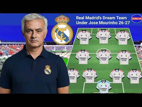 Real Madrid's Best XI Under Mourinho 2026-27 Season 😱 Real Madrid's Transfers News 2026 🔥