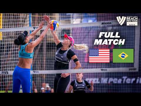 Thamela/Victoria 🇧🇷 vs. Cruz/Brasher 🇺🇸 - Full Match | Ostrava 2025 - Elite | Round of 18