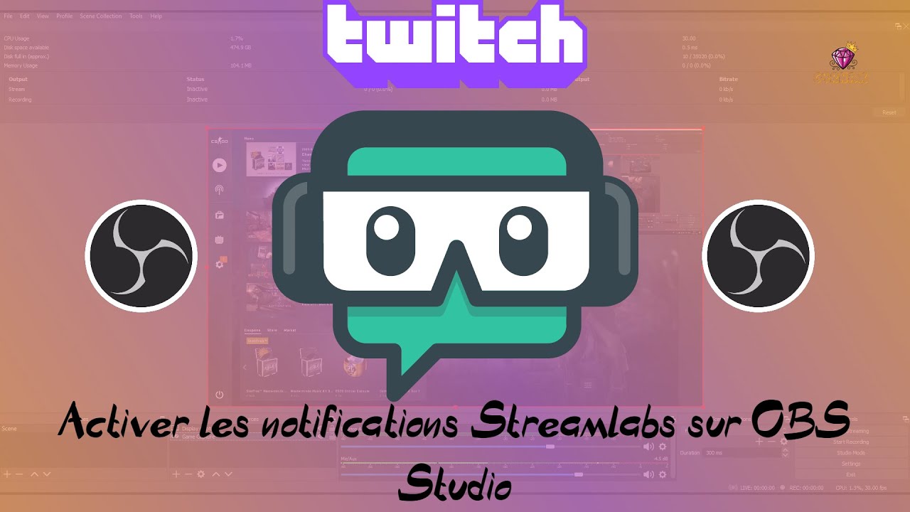 *TUTO* AVOIR DES NOTIFICATIONS SUR OBS STUDIO ! ( Sub, Dons, ...) - YouTube