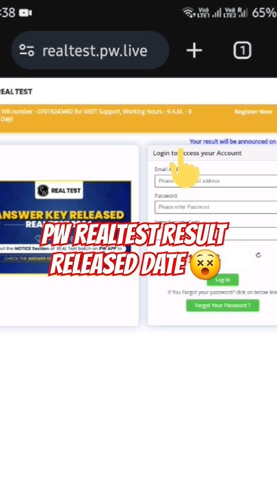 pw realtest result New update 🤥|| #pw #realtest #pw_motivation #pwians ...