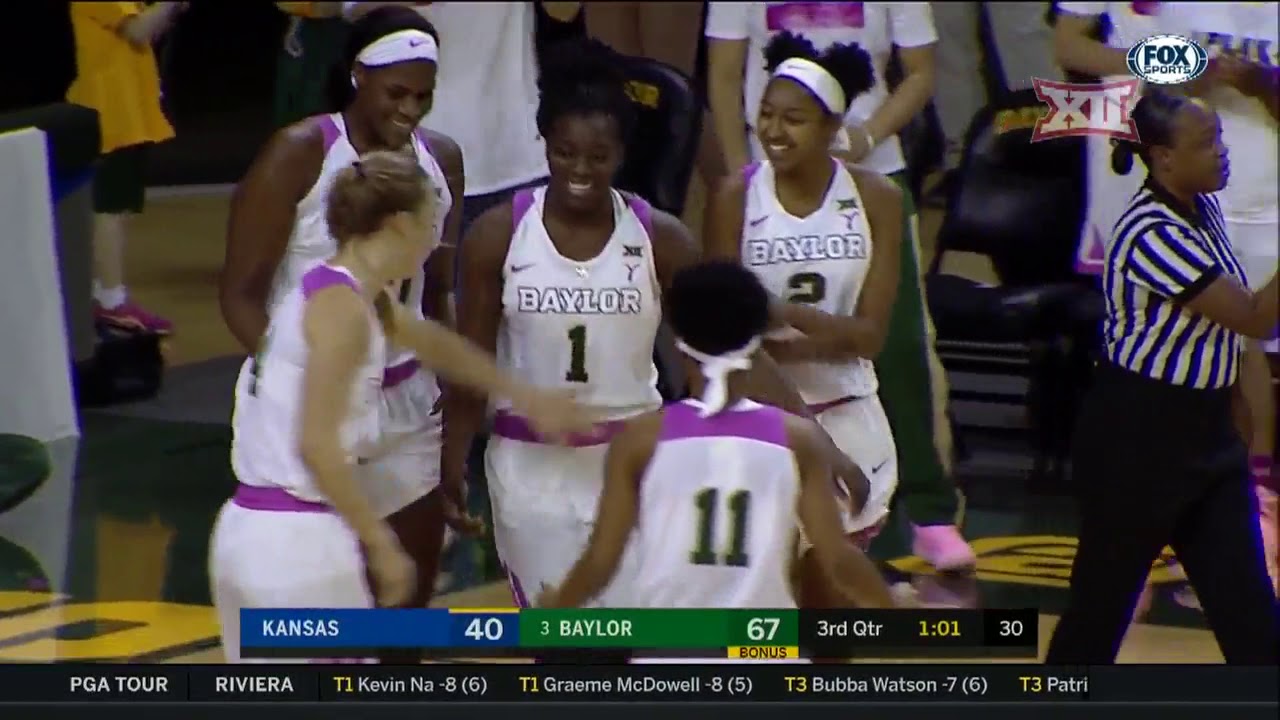 Kansas vs Baylor Women's Basketball Highlights - YouTube