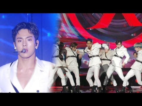 [2016 SAF 가요대전] MONSTA X, 칼군무 속 넘치는 야성미 '걸어'