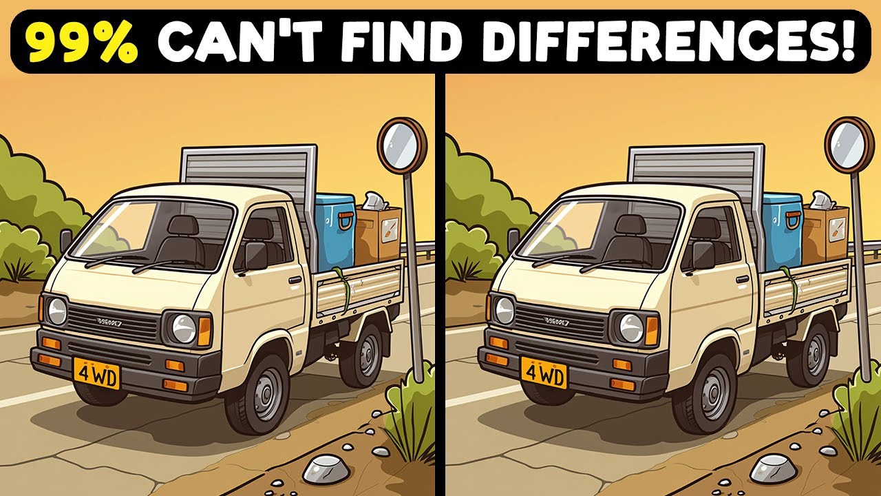 🧠🔍 Find the Differences | Mind Challenge 《Slightly Tricky》 - YouTube