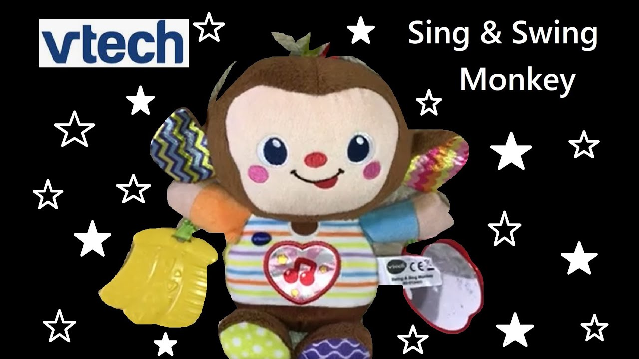 Vtech Swing & Sing Monkey Musical Babies Toy - YouTube