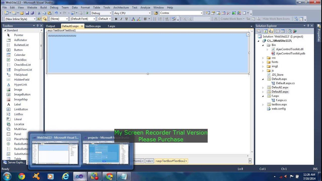 How to use tricks in text box in asp.net c# 4.0 4.5 - YouTube