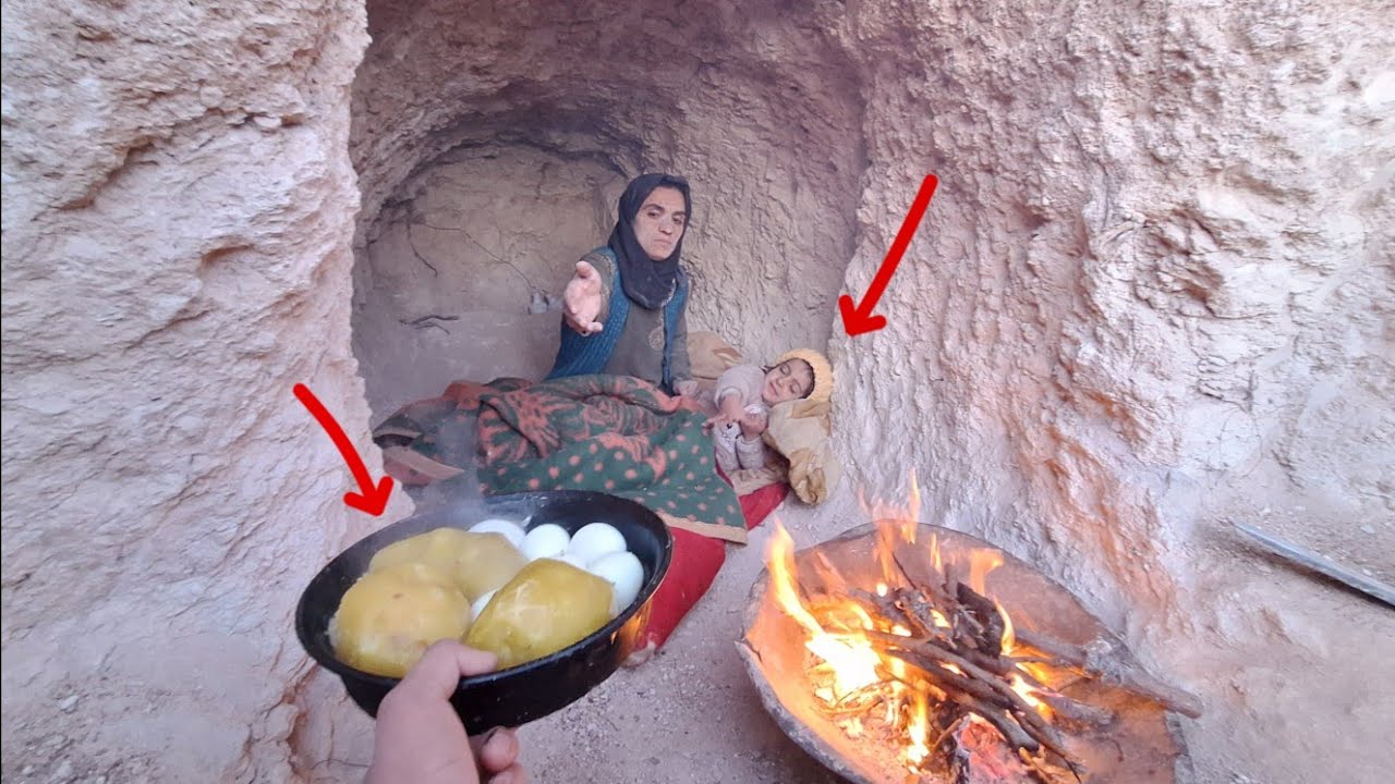 Back to the lifestyle of 2000 years ago/hard life in a dangerous cave ...
