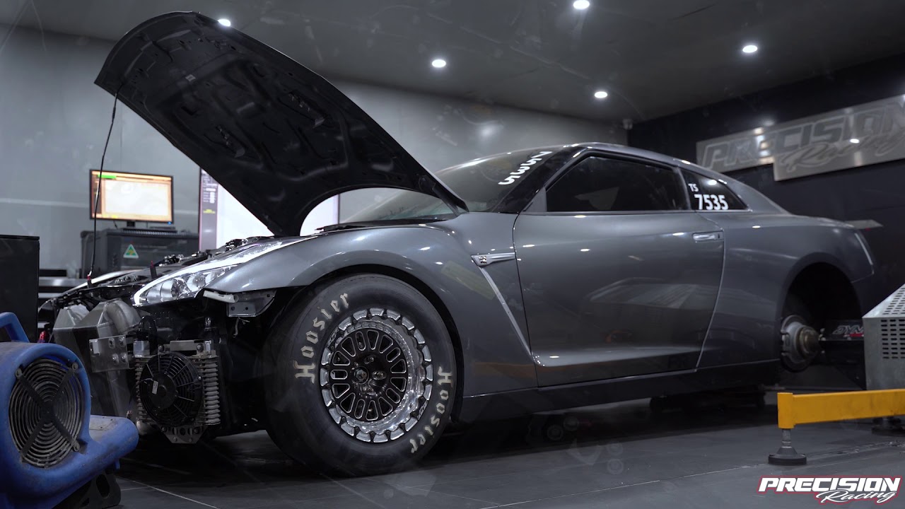 Precision Racing DRAG R35 // PR20 2000hp - R35 GTR Runs 7.7 on its ...