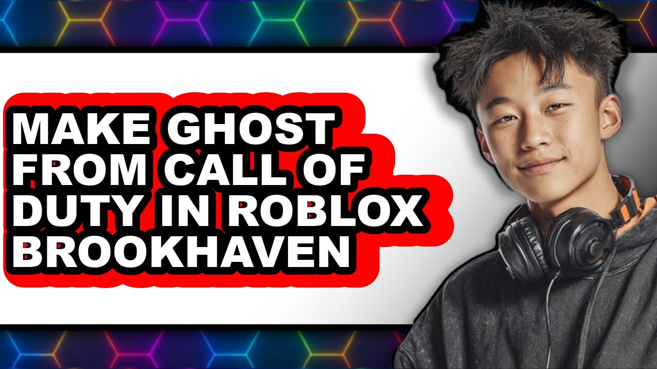 How To Make Ghost From Call Of Duty In Roblox Brookhaven - Step By Step ...