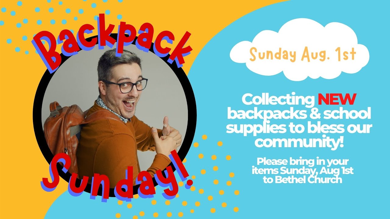 Backpack Sunday! - YouTube
