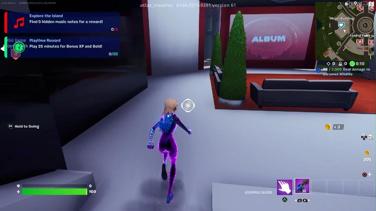 Fortnite Charlie Puth returns iHeart radio music note locations #2 ...