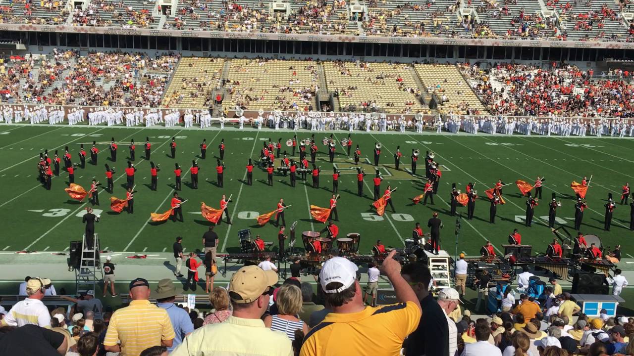 MU Marching Band at GA Tech, 9/10/2016 - YouTube