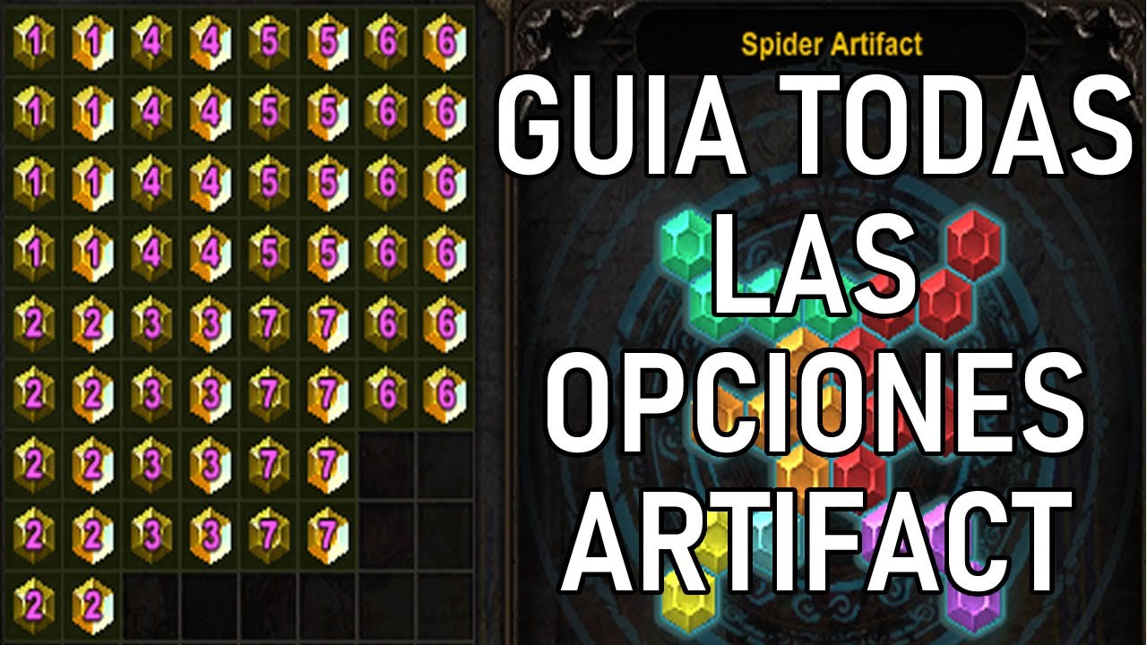 Guia Opciones Spider Artifact Mu Online 2023 MuMoradito - YouTube