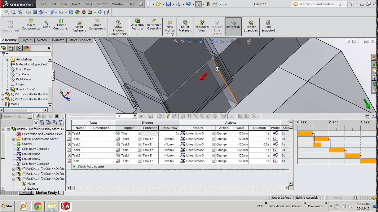 Intro Event Base Motion in Solidwork - YouTube