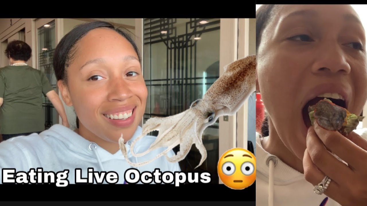 EATING LIVE OCTOPUS IN KOREA 🤢🤮 - YouTube