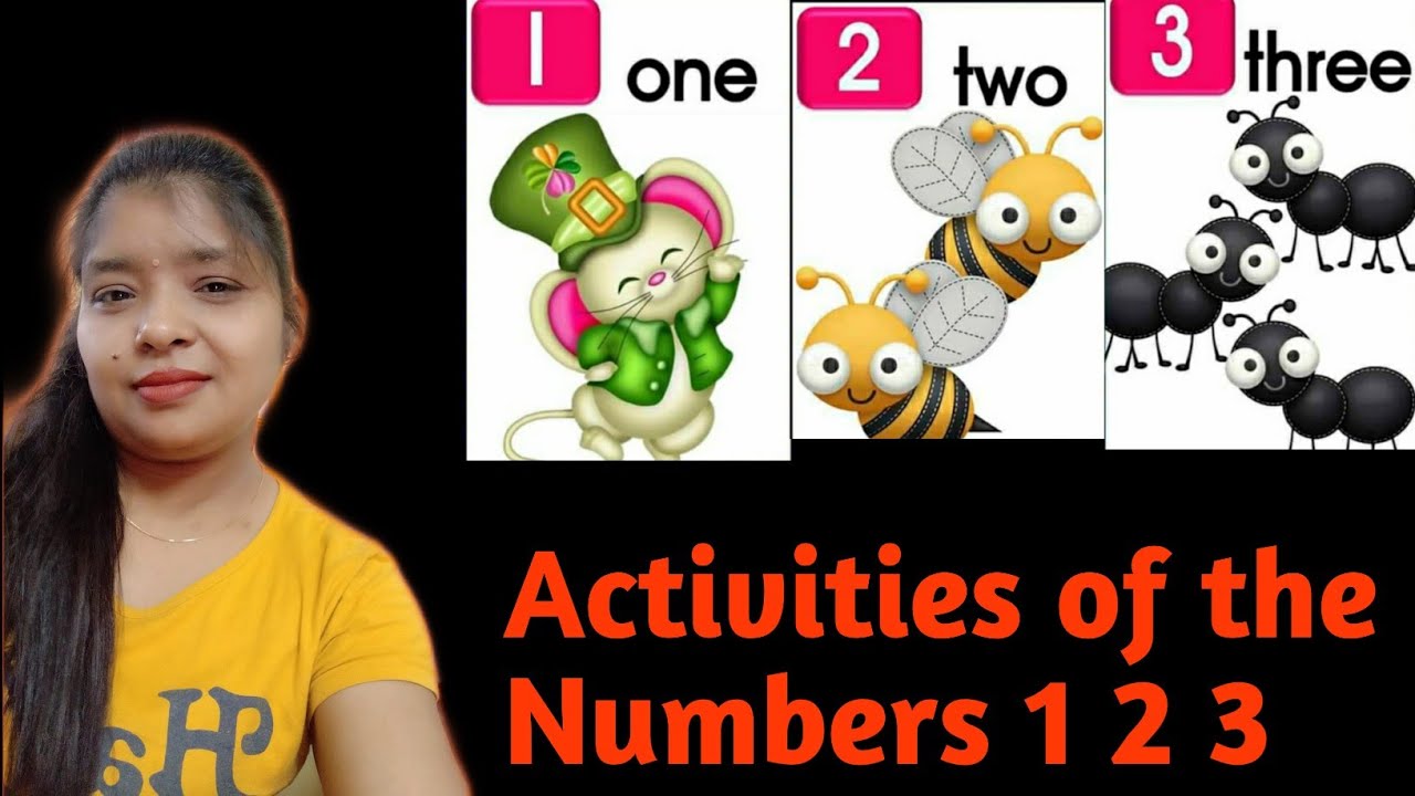 Activities of the Numbers 1 2 3 - YouTube