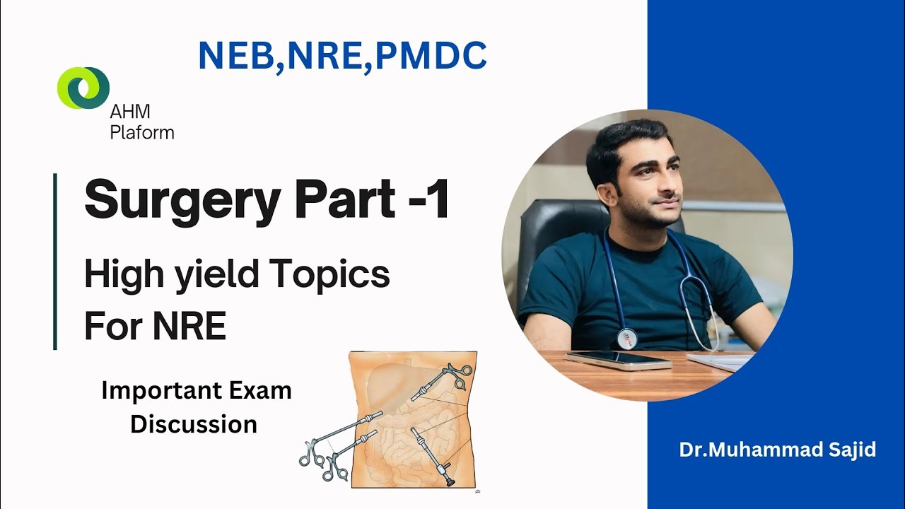 NRE-1 Surgery Part-1 || Complete Surgery Discussion about Exam ...