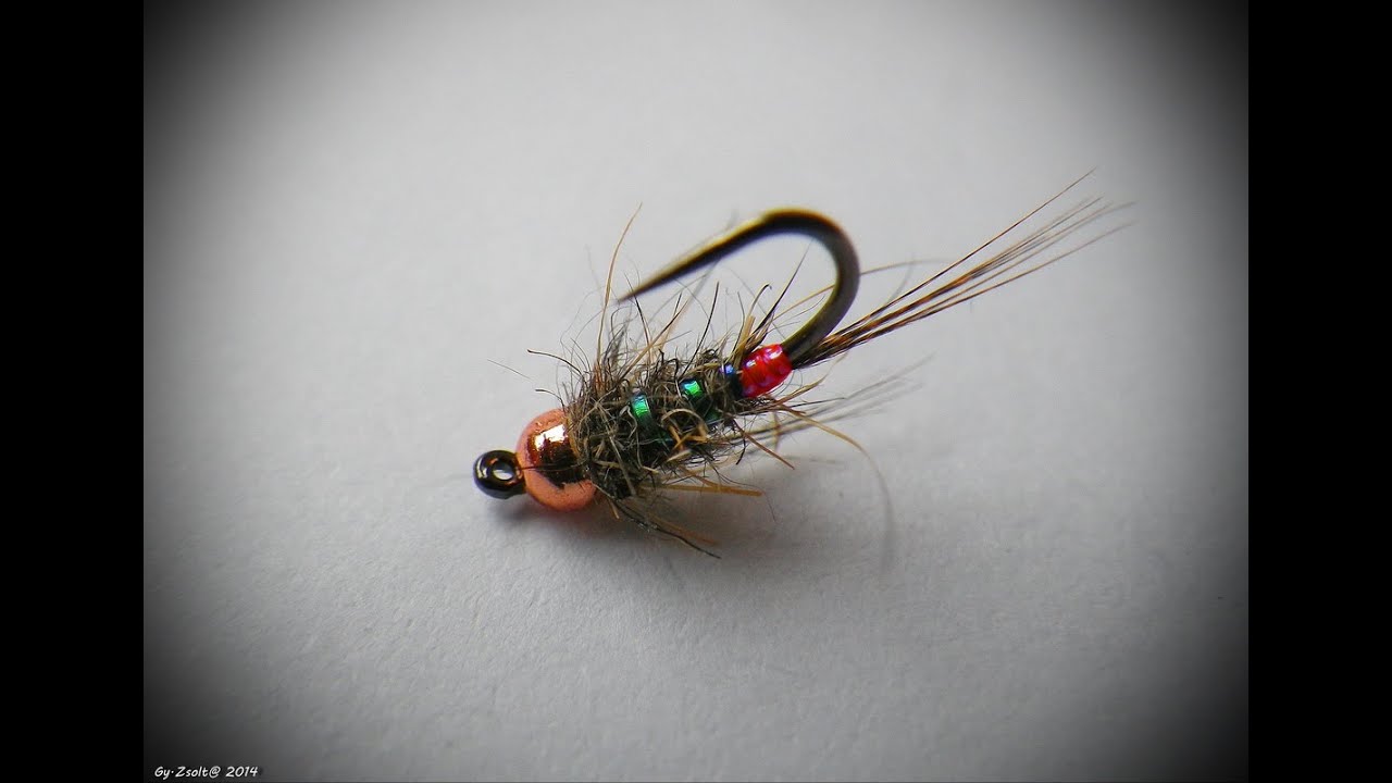 grayling nymph - YouTube