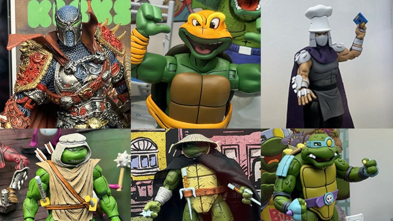 New McFarlane Toys Medieval Spawn Kickstarter & Neca TMNT action ...