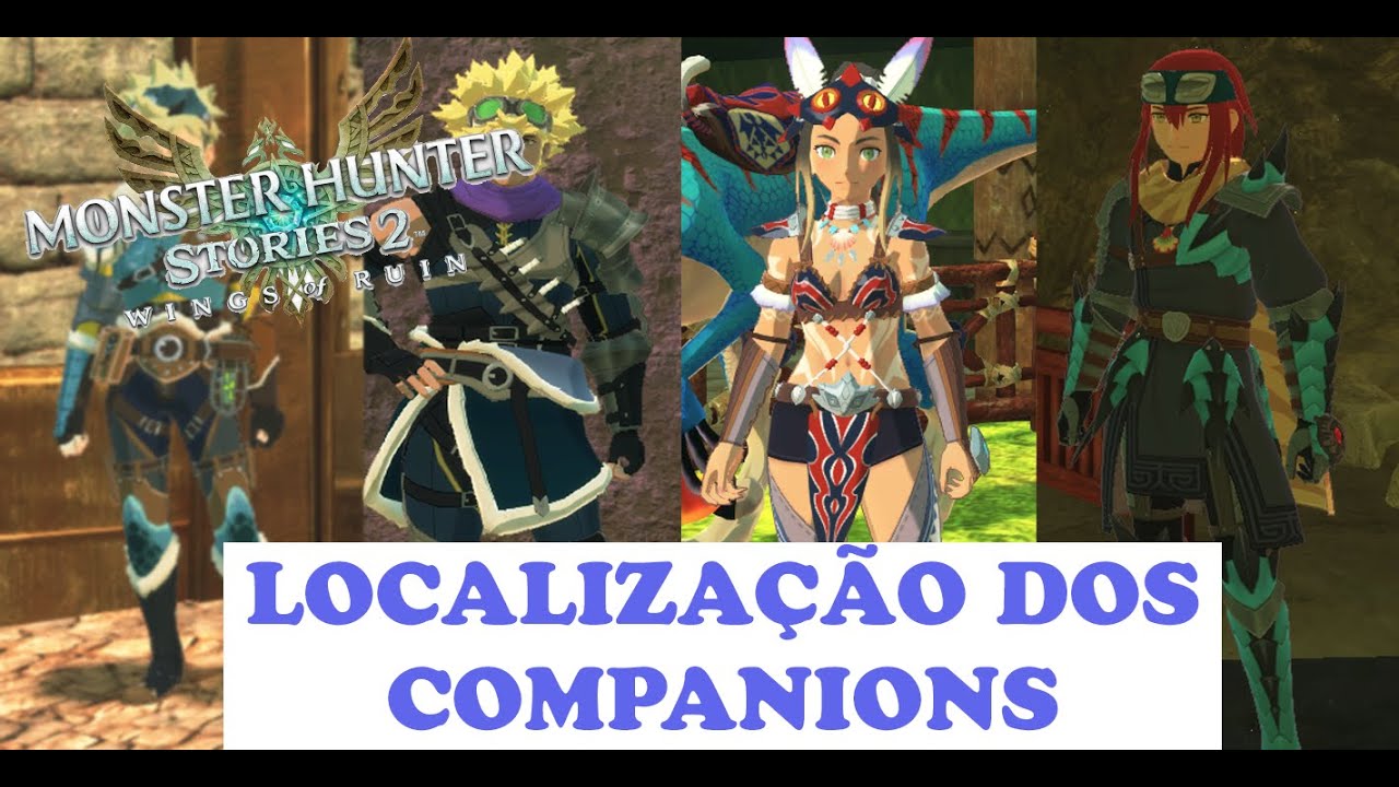 Localização de Todos os Companions MHS2 - YouTube