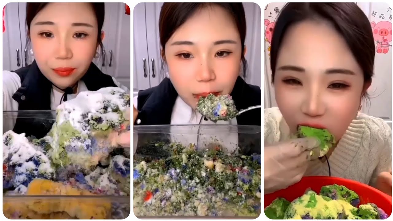 YY'S ASMR ICE | ONLY YY ICE EATING || MIX MATCHA ICE EATING - YouTube