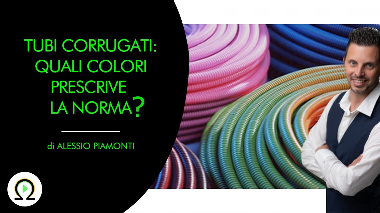 TUBI CORRUGATI: quali colori prescrive la norma? - YouTube