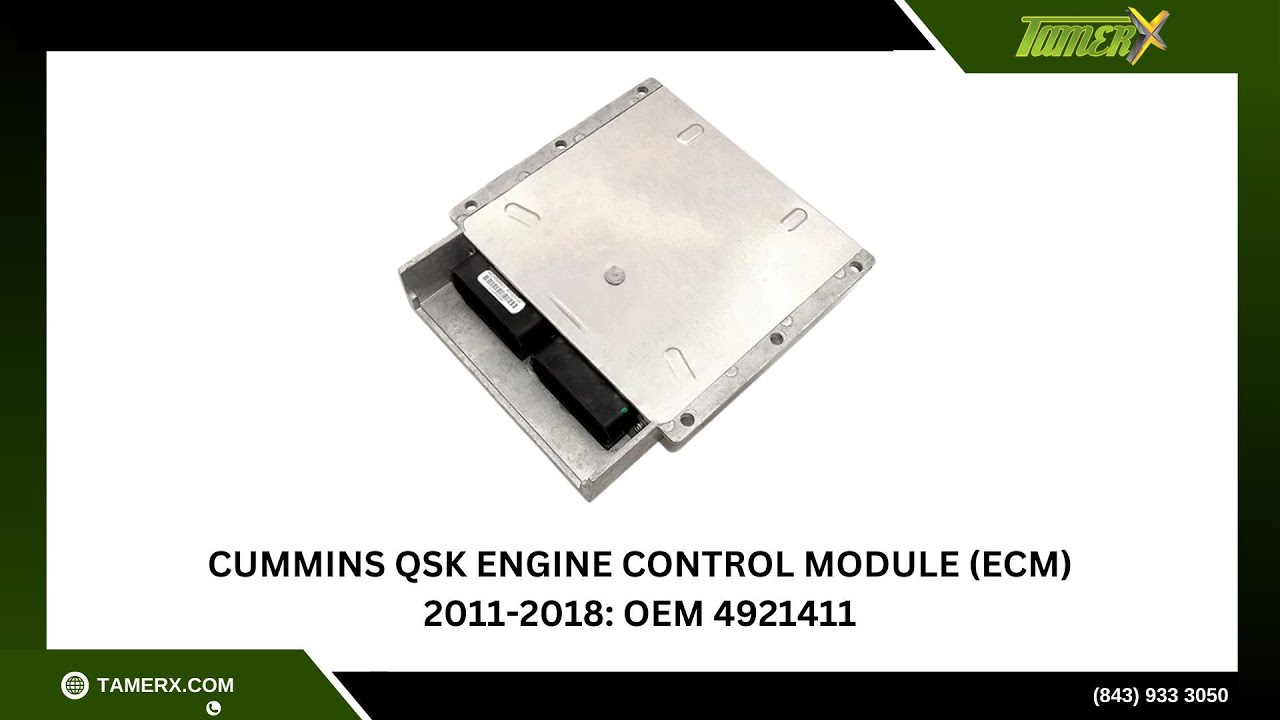 Cummins QSK Engine Control Module (ECM) 2011-2018: OEM 4921411 - YouTube