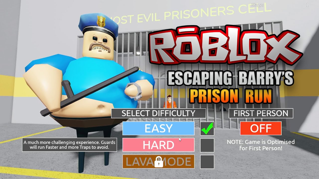 ROBLOX | ESCAPING BARRY'S PRISON RUN - YouTube