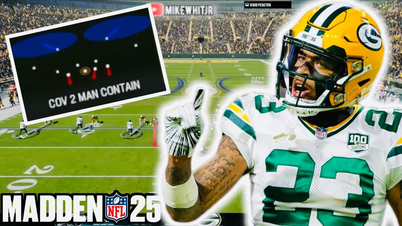 Yeah This Cover 2 Man Contain Defense Lockdown 🟩 Packers Playbook ...