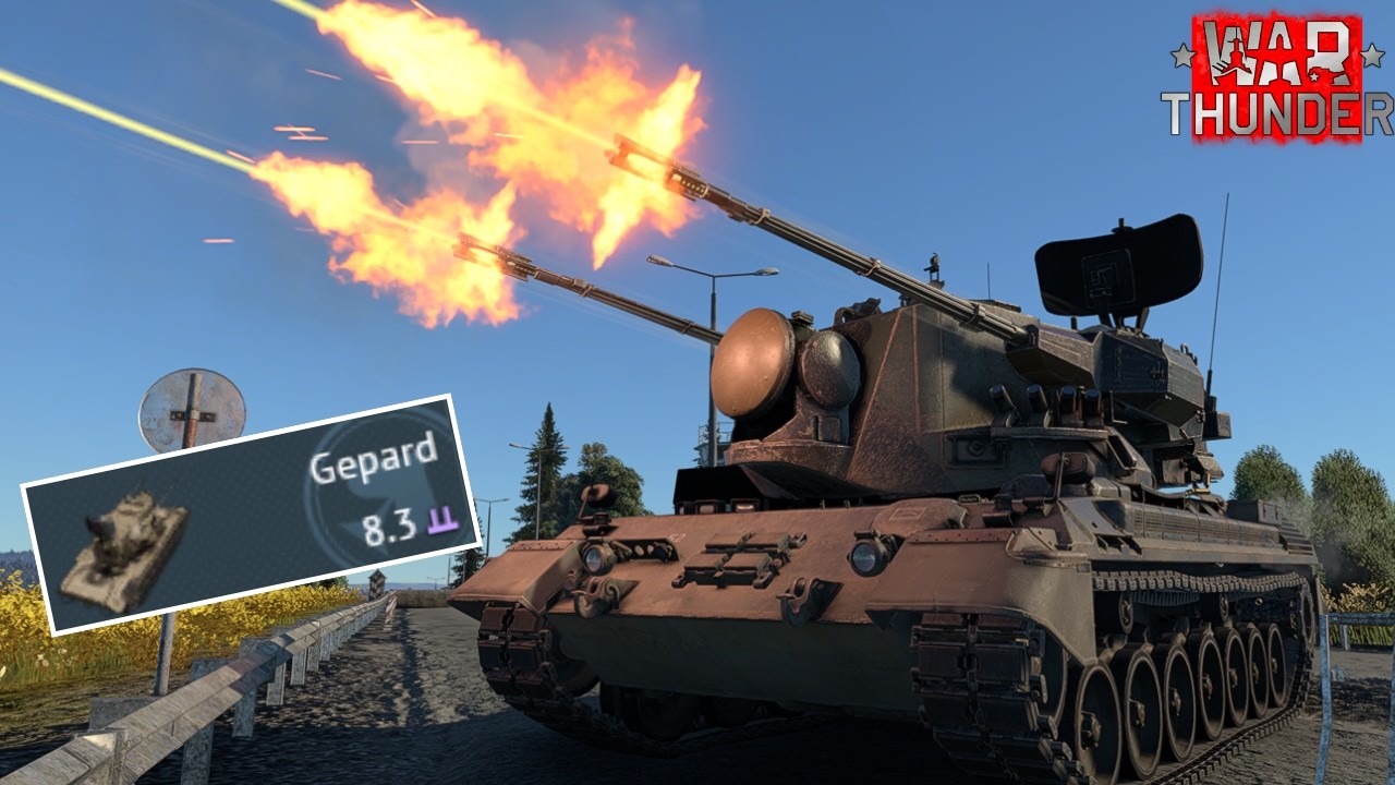 The German Anti EVERYTHING Tank! - Gepard - War Thunder - YouTube