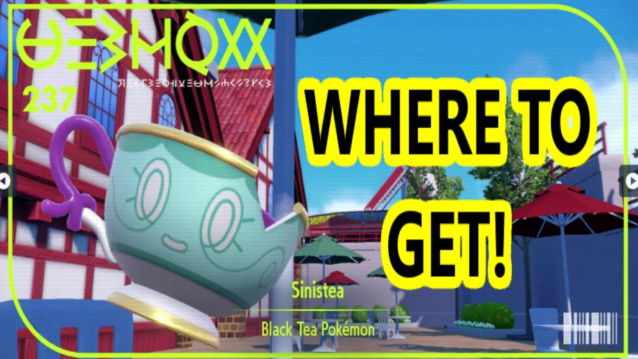 Where To Catch Sinistea In Pokemon Scarlet And Violet - YouTube