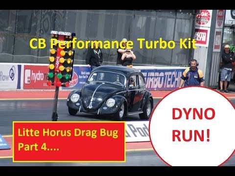 CB Performance 2332 Turbo Dyno run! (Part 4 Little Horus drag racing ...