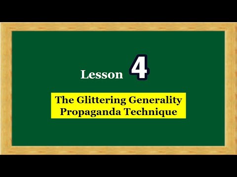 Glittering Generality Advertising Techniques Seven Common Forms Of