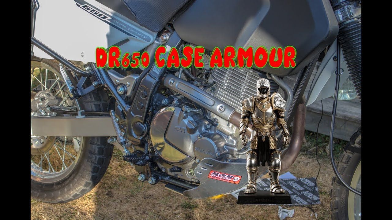 Suzuki Dr650 B&B Off Road Engine Guard Install - YouTube