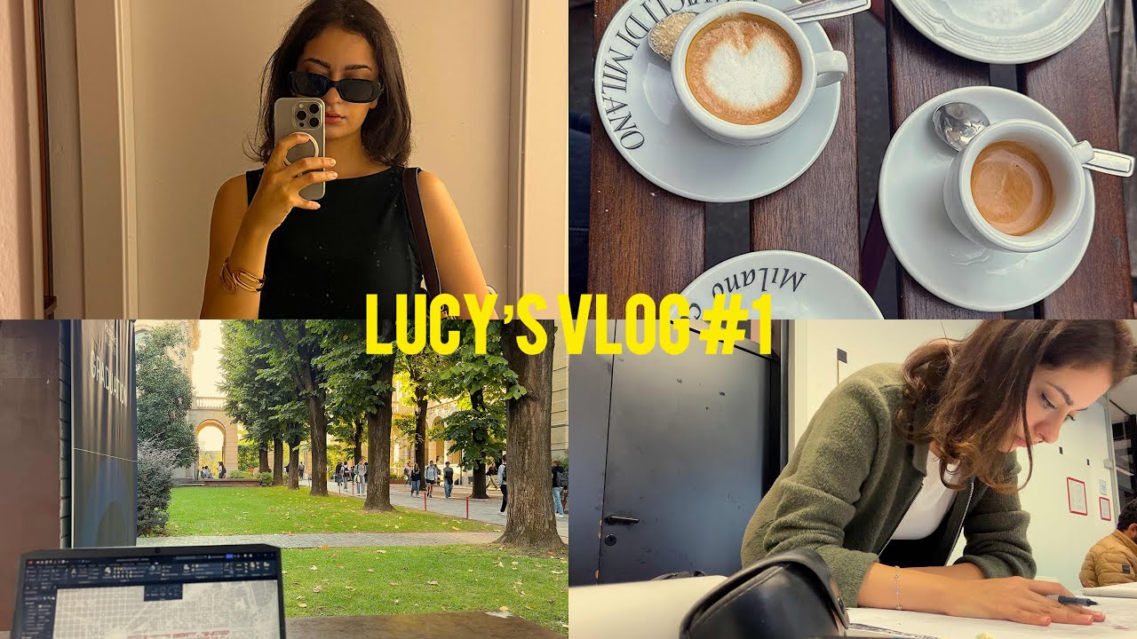 Days in the Life of a Polimi Student🎞️ | Architecture, Coffee and Rainy ...