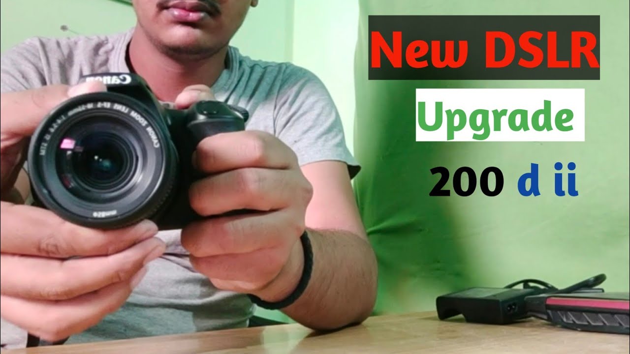 My New Camera | Canon 200 dii | Unboxing and Video quality test - YouTube